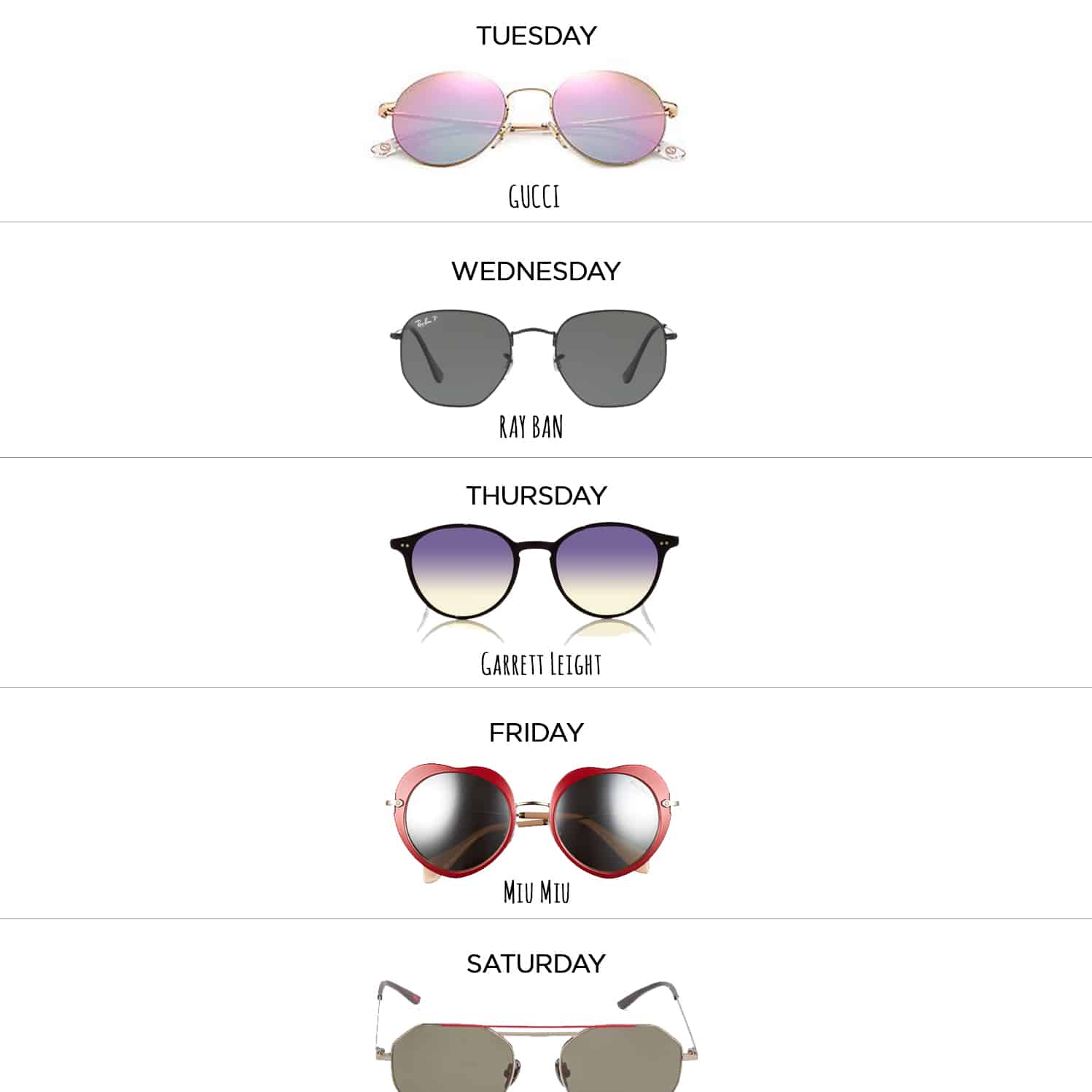 A Week of Sunnies